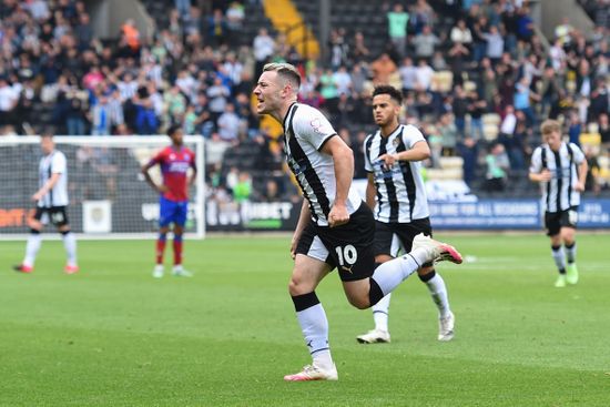 Callum Roberts Notts County Celebrates After Editorial Stock Photo ...