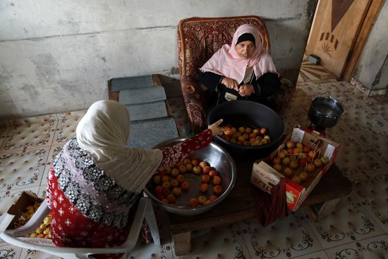 Palestinian Hanan Hamad 50 Makes Candy Editorial Stock Photo - Stock ...