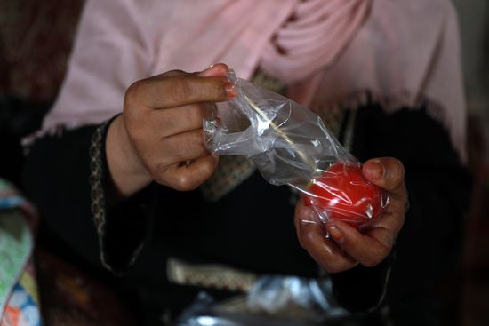Palestinian Hanan Hamad 50 Makes Candy Editorial Stock Photo - Stock ...