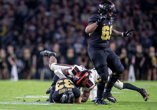 Purdue Wide Receiver Jackson Anthrop 33 Editorial Stock Photo - Stock ...