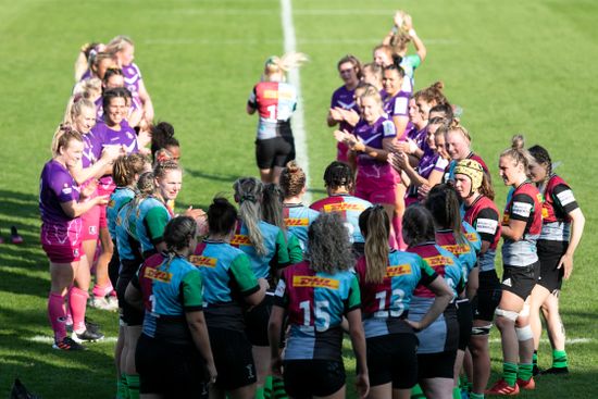 Loughborough Lightning Women Greet Harlequins Women Editorial Stock ...