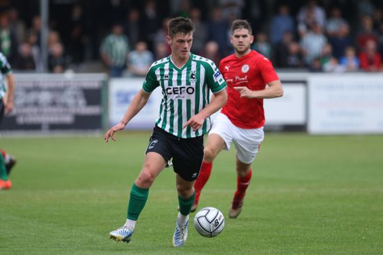 Corey Mckeown Blyth Spartans Action During Editorial Stock Photo ...