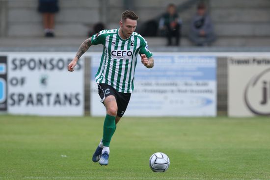 Connor Thomson Blyth Spartans Action During Editorial Stock Photo ...