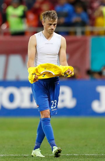 Liechtensteins Jens Hofer Reacts After Fifa Editorial Stock Photo ...