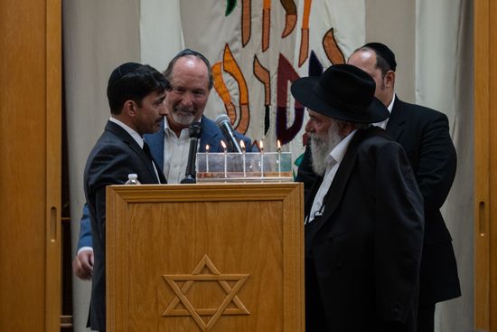Poway Mayor Steve Vaus Center Rabbi Editorial Stock Photo - Stock Image ...