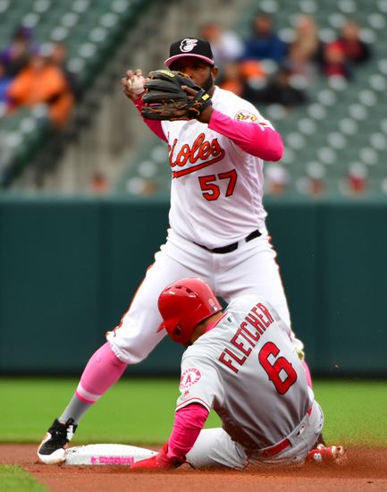 Baltimore Orioles Shortstop Hanser Alberto 57 Editorial Stock Photo ...