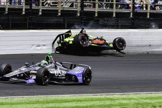 Sebastian Bourdais Goes Against Wall Turn Editorial Stock Photo - Stock ...