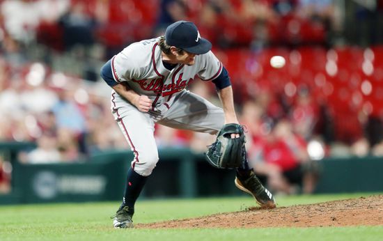 Atlanta Braves Pitcher Luke Jackson Ducks Editorial Stock Photo - Stock ...