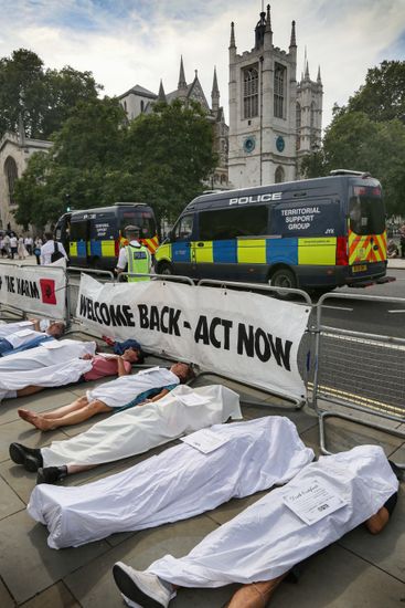 Extinction Rebellion Rebels Participate Diein While Editorial Stock ...