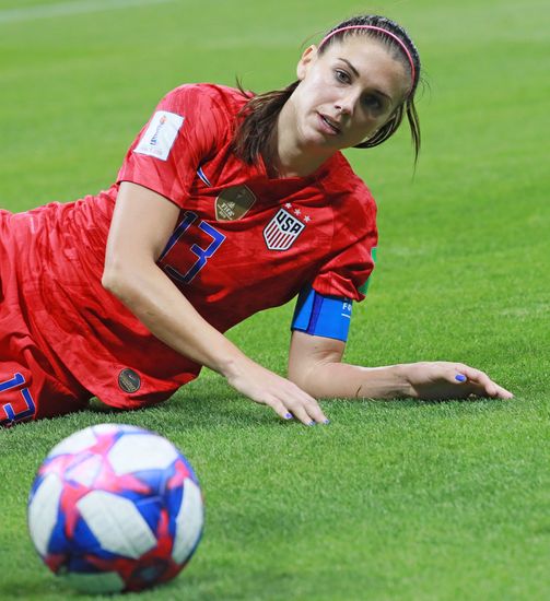 Alex Morgan Team Usa Pauses During Editorial Stock Photo - Stock Image ...