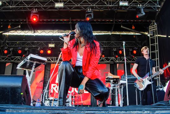 Danielle Mctaggart Dear Rouge Performs During Editorial Stock Photo ...