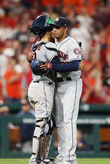 Houston Astros Pitcher Hector Rondon Catcher Editorial Stock Photo ...