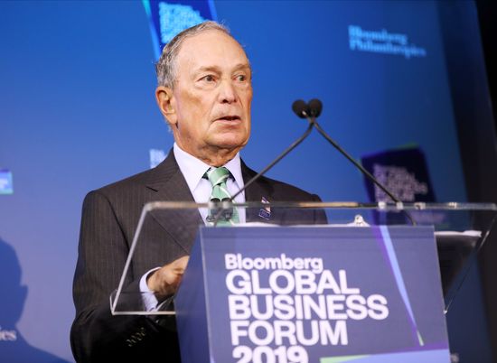 Michael Bloomberg Founder Bloomberg Lp Bloomberg Editorial Stock Photo ...