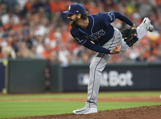 Tampa Bay Rays Chaz Roe Pitches Editorial Stock Photo - Stock Image ...