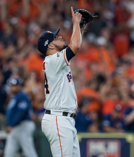 Houston Astros Relief Pitcher Roberto Osuna Editorial Stock Photo ...