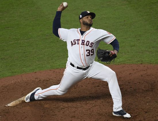 Houston Astros Josh James Pitches Against Editorial Stock Photo - Stock ...