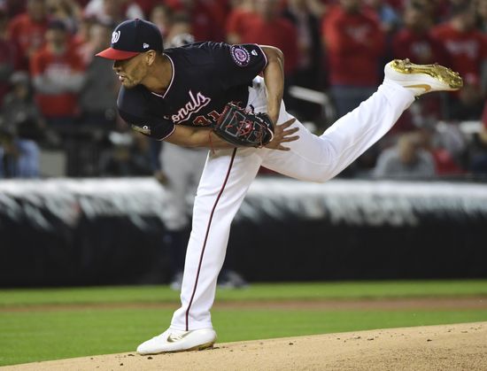 Washington Nationals Opening Pitcher Joe Ross Editorial Stock Photo ...