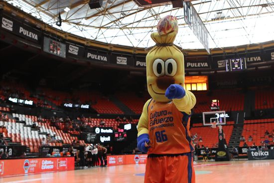 Pam Valencia Basket Mascot Seen During Editorial Stock Photo - Stock ...