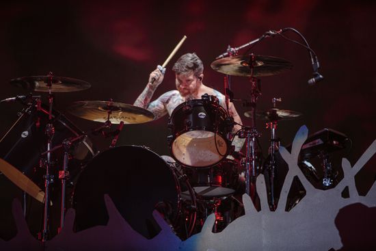 Andy Hurley Rock Band Fall Out Editorial Stock Photo - Stock Image ...
