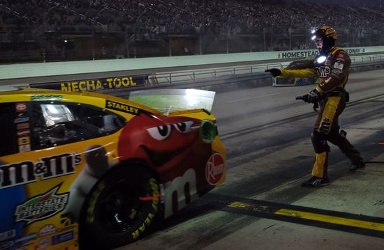 Member Kyle Buschs Pit Crew Celebrates Editorial Stock Photo - Stock ...