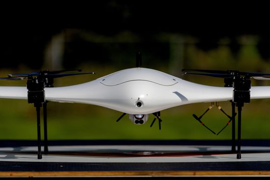 Demonstration Avy Aera Longrange Drone Equipped Editorial Stock Photo ...