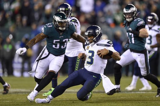 Seattle Seahawks Russell Wilson 3 Slides Editorial Stock Photo - Stock ...