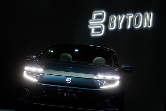 View New Byton Elecric Car Mbyte Editorial Stock Photo - Stock Image ...