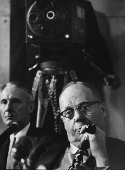 Sen Karl E Mundt Attending Joseph Editorial Stock Photo - Stock Image ...
