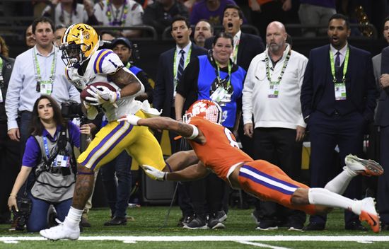 Lsus Jamarr Chase Makes Catch Front Editorial Stock Photo - Stock Image ...
