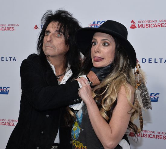 Alice Cooper His Daughter Calico Cooper Editorial Stock Photo - Stock ...