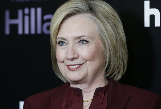 Hillary Rodham Clinton Arrives On Red Editorial Stock Photo - Stock ...