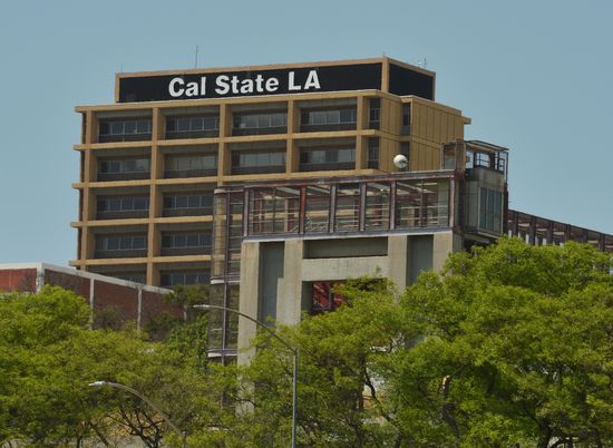 Building On Cal State La Campus Editorial Stock Photo - Stock Image ...