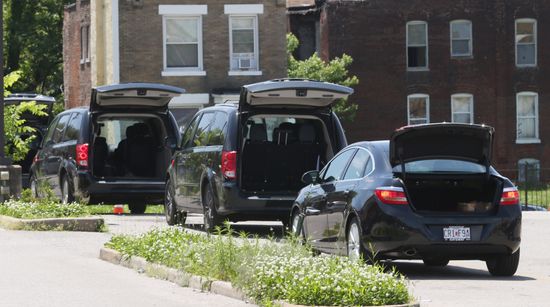 Cars Their Trunks Open Wait Line Editorial Stock Photo - Stock Image ...