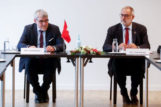 Eric Nussbaumer L President Delegation Aeleue Editorial Stock Photo ...