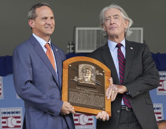 President Hof Jeff Idelson Presents Ted Editorial Stock Photo - Stock ...