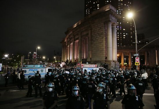 Nypd Police Officers Riot Gear Stop Editorial Stock Photo - Stock Image ...