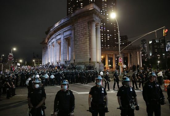 Nypd Police Officers Riot Gear Stop Editorial Stock Photo - Stock Image ...