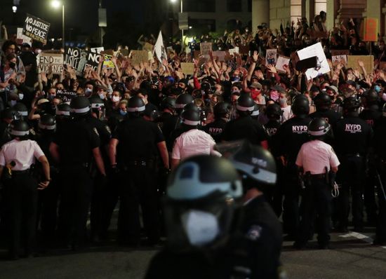 Nypd Police Officers Riot Gear Stop Editorial Stock Photo - Stock Image ...