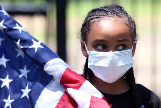 Paris Harris 8 Holds American Flag Editorial Stock Photo - Stock Image ...