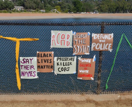 Signs Messages Amid Art Installation On Editorial Stock Photo - Stock ...