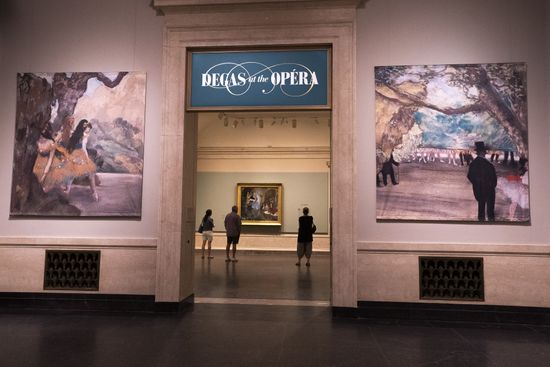 Patrons Enter Degas Opera Exhibit West Editorial Stock Photo - Stock ...
