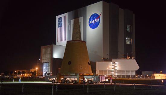 Sls Rocket Stage Adapter Section Arrives Editorial Stock Photo - Stock ...