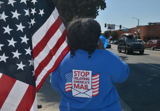 Postal Workers Rally Save Post Office Editorial Stock Photo - Stock ...