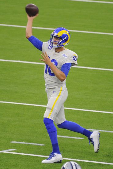Los Angeles Rams Jared Goff Throws Editorial Stock Photo - Stock Image ...