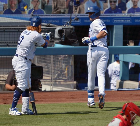 Los Angeles Dodgers Center Fielder Aj Editorial Stock Photo - Stock ...