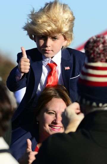 Young Supporter Dressed President Trump Poses Editorial Stock Photo ...