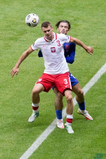 Pawel Dawidowicz Poljack Grealish Eng During Editorial Stock Photo ...
