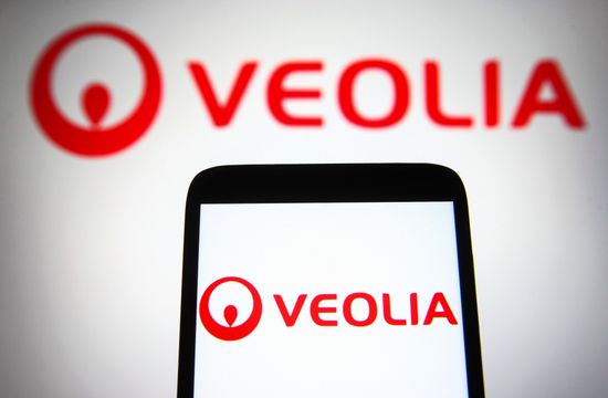 This Photo Illustration Veolia Environnement Sa Editorial Stock Photo ...