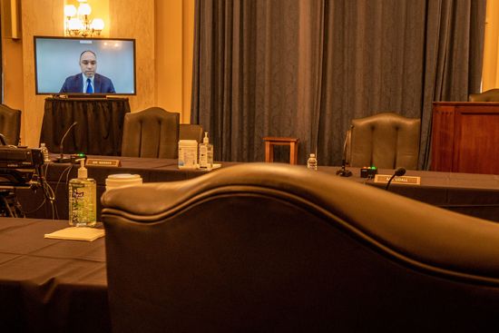Allen Dickerson Speaks Via Tv Monitor Editorial Stock Photo - Stock ...