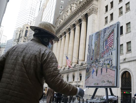 Artist Jim Chillington Paints Picture New Editorial Stock Photo - Stock ...